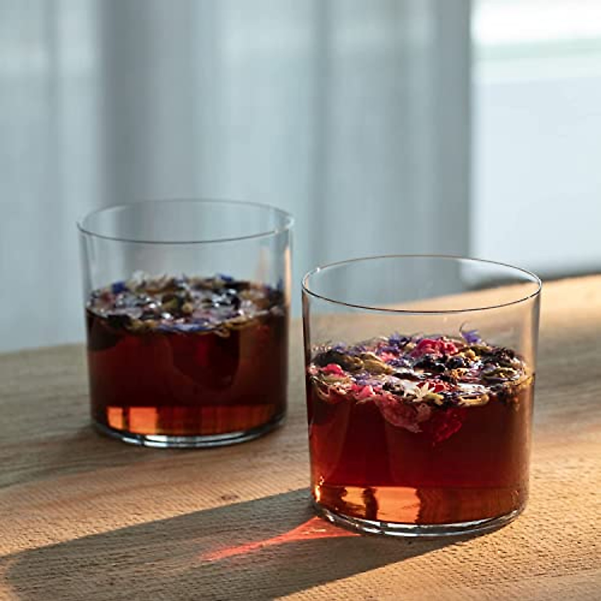 Krosno Cider Water Juice Glasses | Set of 6 | 12 fl oz | Mixology Collection | Ideal for Home Restaurant Events & Parties | Dishwasher Safe | Gift Idea | Made in Europe