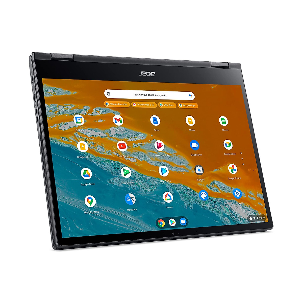 Acer Chromebook Spin 513 Convertible Laptop | 13.5" 2256x1504 Gorilla Glass Touch | MediaTek Kompanio 1380 Octa-Core CPU | 8GB LPDDR4X | 128GB eMMC | WiFi 6 | Backlit KB | Chrome OS | CP513-2H-K62Y