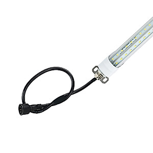 Sokply 4FT T8 LED Refrigerator Tube Light 18W 2520Lm, 5000K Daylight White LED Cooler or Freezer Lights Clear Lens for Fridge, Supermarkets Freezer, Grocery Stores, Black Wire, UL Listed, 1 Pack