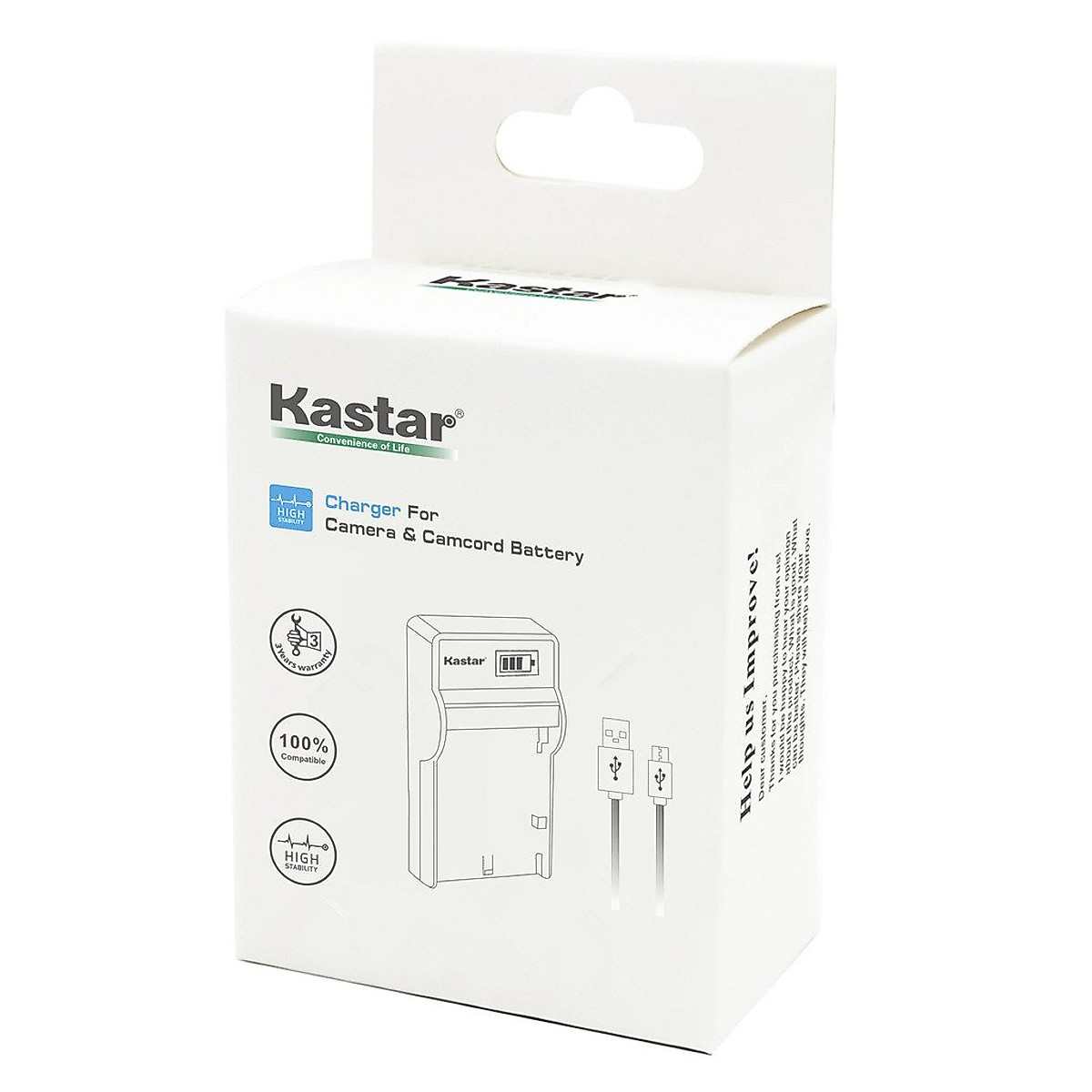 Kastar LCD USB Charger Replacement for Sony NP-BN1 NPBN1 BC-CSN and DSC-QX10 DSC-QX30 DSC-QX100 DSC-TF1 DSC-TX10 DSC-TX20 DSC-TX30 DSC-W530 DSC-W570 DSC-W650 DSC-W800 DSC-W830