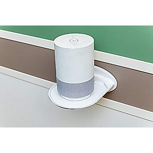 Universal Wall Mount Holder,Small Wall Shelf,Wall Mount Shelves for Echo Dot 5th / 4th Gen & 3rd Gen and Google Home & Nest WiFi,with Cord Management,Small Space Solutions for Anything Up to 10lbs