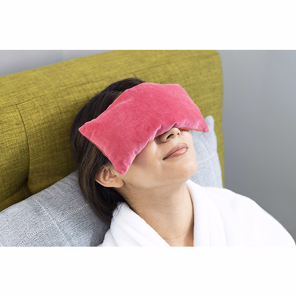 DreamTime Dreamtime Eye Pillow with Rose, Natural Herbal Mask for Relaxation, Create A Spa Experience at Home