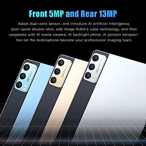 Sanpyl Tablet for Android 11.0, 10.1in Tablet, 8GB RAM 256GB ROM 2.4G 5G 5800mAh Type C Rechargeable 1920x1200 5MP 13MP Octa Core HD Tablet