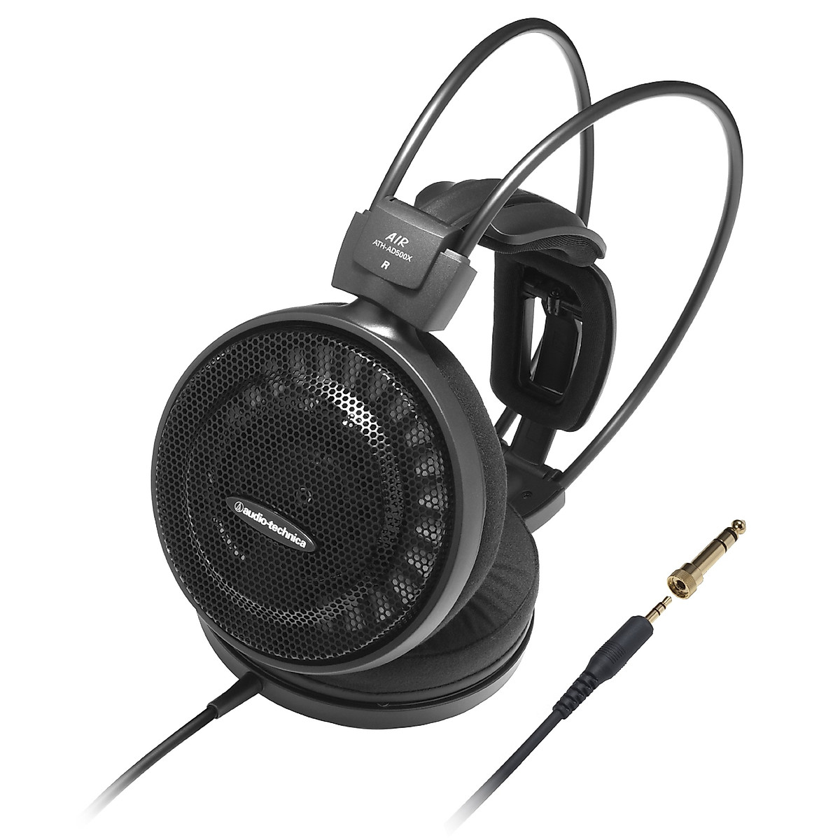 Audio-Technica ATH-AD500X Audiophile Open-Air Headphones, Black (AUD ATHAD500X)