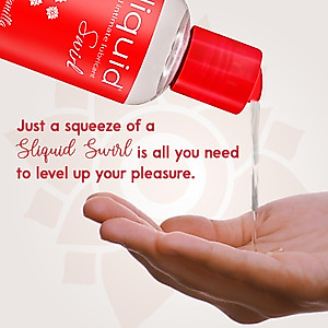 Sliquid Swirl Flavored Lube Variety Pack - Cherry Vanilla, Green Apple Tart, and Pink Lemonade Water-Based Lube, Gift Ideas for Women/Men/Couples, Flavored Lubricant, 4.2 Oz Ea (3 Piece Set)