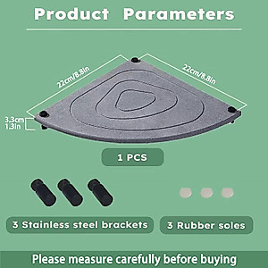 FOWSEEK Stone Drying Tray, Diatomite Instant Dry Sink Organizer for Bathroom Kitchen Counter, Water Absorbing Stone Tray for Sink Sponge Soap Holder Dispenser, Fast Drying Sink Caddy