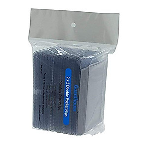 2 x 2 Double-Pocket Unplasticized Coin Flips Pack of 200 with Paper Inserts Guardhouse