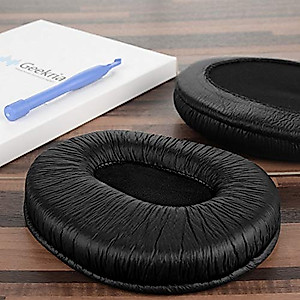 Geekria QuickFit Replacement Ear Pads for Sony MDR-Z600, Z900, V600, V900, V900HD, 7509, 7509HD Headphones Ear Cushions, Headset Earpads, Ear Cups Cover Repair Parts (Black)