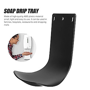 Zerodeko Soap Dispenser Tray Drip Catcher Washing Machine Drip Tray Spray Drip Tray Convenient Tray Hand Soap Dispenser Accessory Abs Plastic Handwashing Fluid Bracket