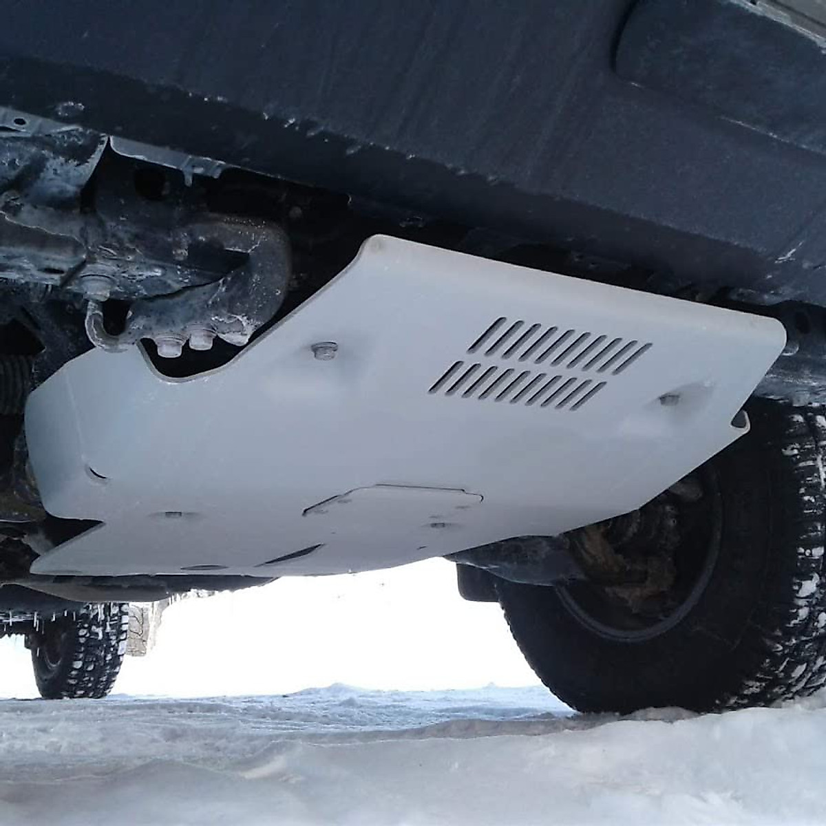 KUAFU Front Skid Plate Compatible with 2016-2023 Toyota Tacoma Off-Road TRD PRO Sport SR5 Replacement for PTR60-35190 PTR60-35160 Protection Aluminum