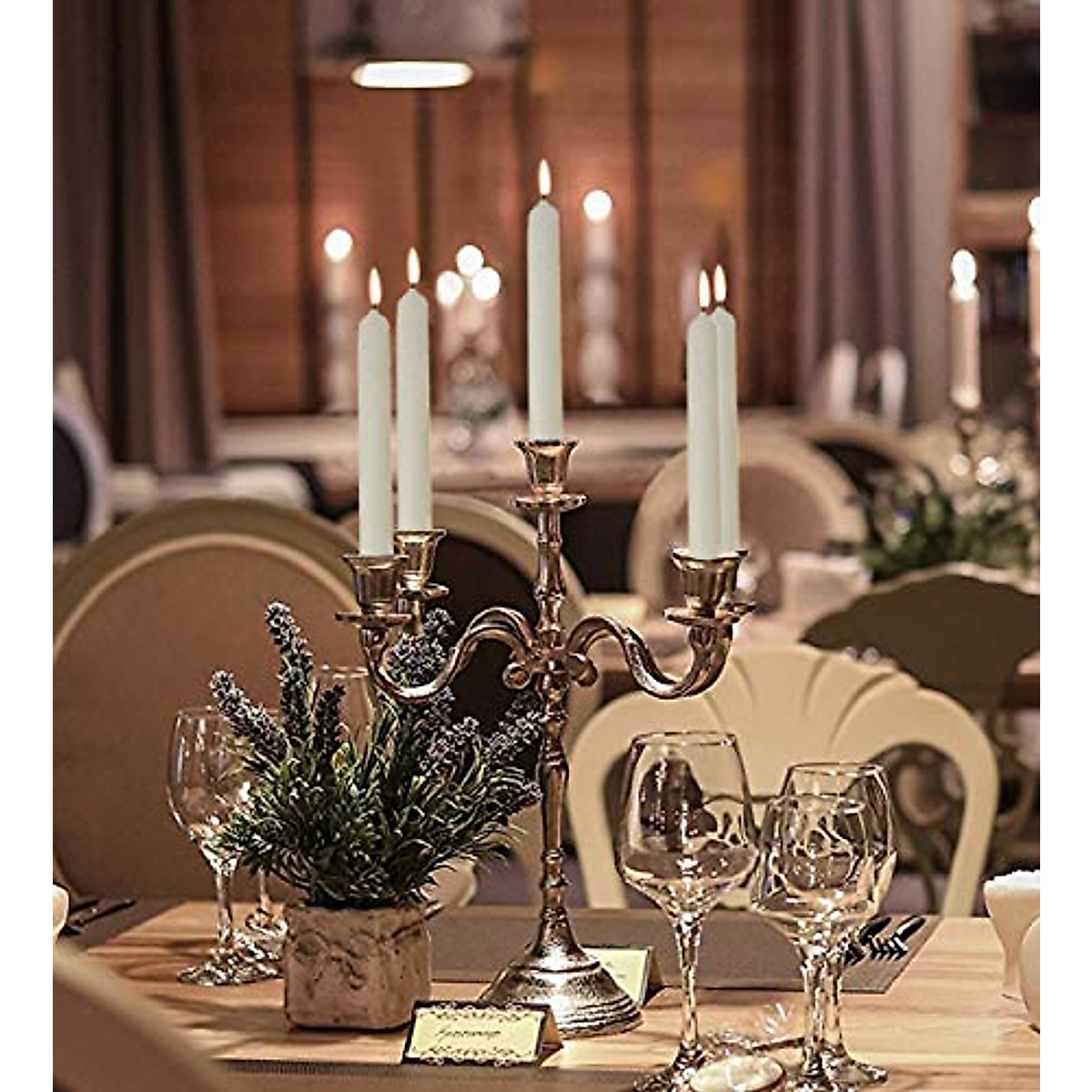 White Beeswax Shabbat Candles – Hand Dipped, Unbleached Traditional Shabbos Candles - 30 Pack - 4 Hour Burn Time - by Ner Mitzvah