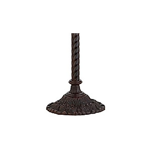 JONATHAN Y JYL8005A Moore Tiffany-Style 68.57" Torchiere LED Floor Lamp, Tiffany, Traditional, Art Nouveau Style, Office, Living Room, Family Room, Dining Room, Bedroom, Hallway, Foyer, Bronze