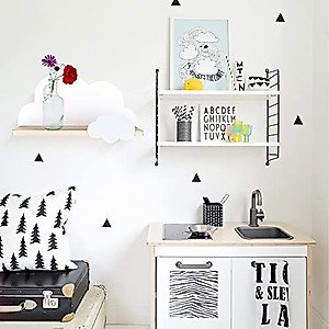 1 Pcs Floating Cloud Shelves for Children’s Bedroom - Wooden Wall Shelf Cute Cloud Floating Bedroom Book Shelf Kids Nursery Room Floating Shelves Storage Shelf,Wooden Shelf for Wall Decoration