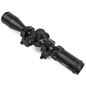 Sniper VT4.5-14x44FFP First Focal Plane (FFP) Rifle Scope 30mm Tube with Red/Green Illuminated MOA Reticle