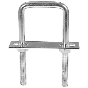 U Bolt Clamp Galvanized Steel u Shape Bolts U Bolt for Hardwares U-bolt Fastener Galvanized Steel Bend Bolts U Bolts with Nuts U-bolts for Trailer Heavy Duty U-bolts Square u Bolt