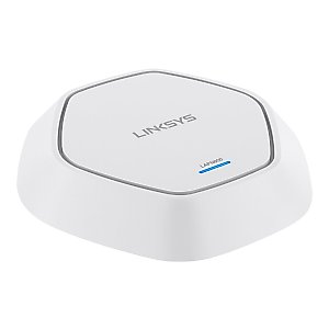 Linksys LAPN300: Wireless Business Access Point, Wi-Fi, Single Band 2.4 GHz N300, PoE, Range Extension via WDS and Workgroup Bridge (White)