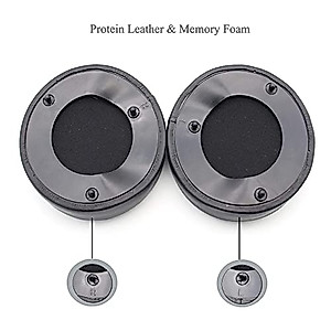 Adhiper Thresher Ear Pads Replacement Earpads Ear Cushion Compatible with Razer Thresher Ultimate Dolby 7.1 Surround Sound Gaming Headphones (Black)