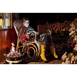 Outland Living 870 Premium Auto-Ignition Smokeless Outdoor Portable Propane Fire Pit with Cover & Carry Kit, 19-inch 58,000 BTU, Black