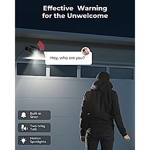 REOLINK 4K Security Camera Outdoor System, IP PoE Surveillance Camera with 5X Optical Zoom, 2.7mm Lens, 105 Degree FoV, Human/Vehicle/Pet Detection, Two Way Talk, Color Night Vision, RLC-811A Black