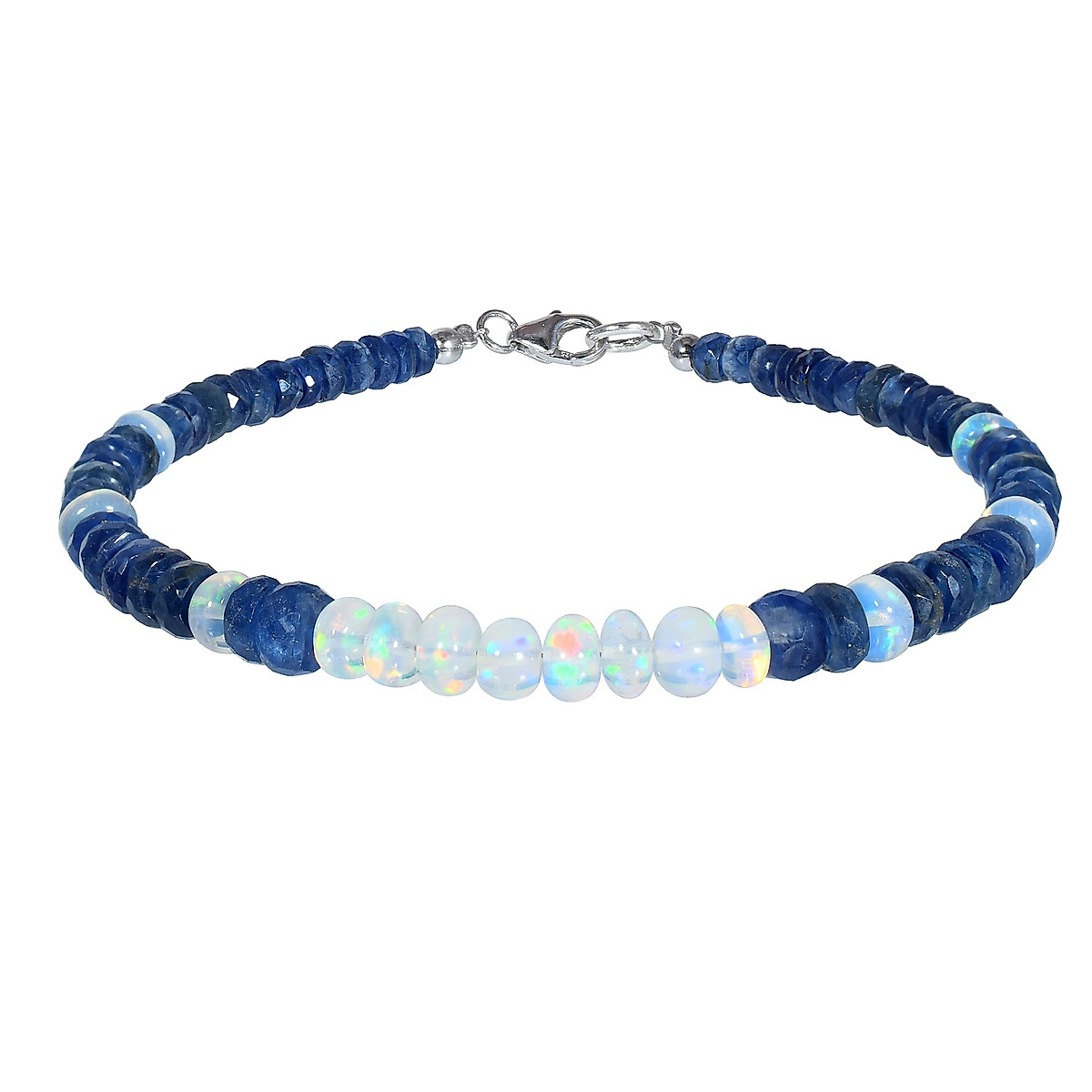 Vatslacreations Boho Ethiopian Fire Opal Bracelets for Women Trendy of Valentines Gifts, Silver Bracelets for Women the Best Womens Birthday gifts