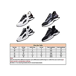 Mens Running Athletic shoes Breathable lightweight comfortable Non Slip sneakers Fashion Tennis sport fitness and protective foot safety with Arch Support Pain Relief Technology (White, us_footwear_size_system, adult, men, numeric, medium, numeric_8)