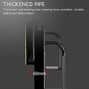 KDFJ Pull up Bar for Doorway,Home Pull-ups Wall Single Parallel Bars, Strength Training Dip Stands,Single Pole Home Fitness Equipment-Black