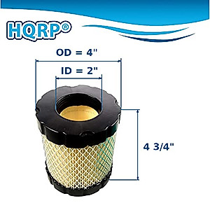 HQRP Filter with Pre-filter compatible with Briggs & Stratton 794935, 798897, 653412, 592496, 593217 fits 44M977, 44P977, 44Q977, 49L977, 49M977 Engines