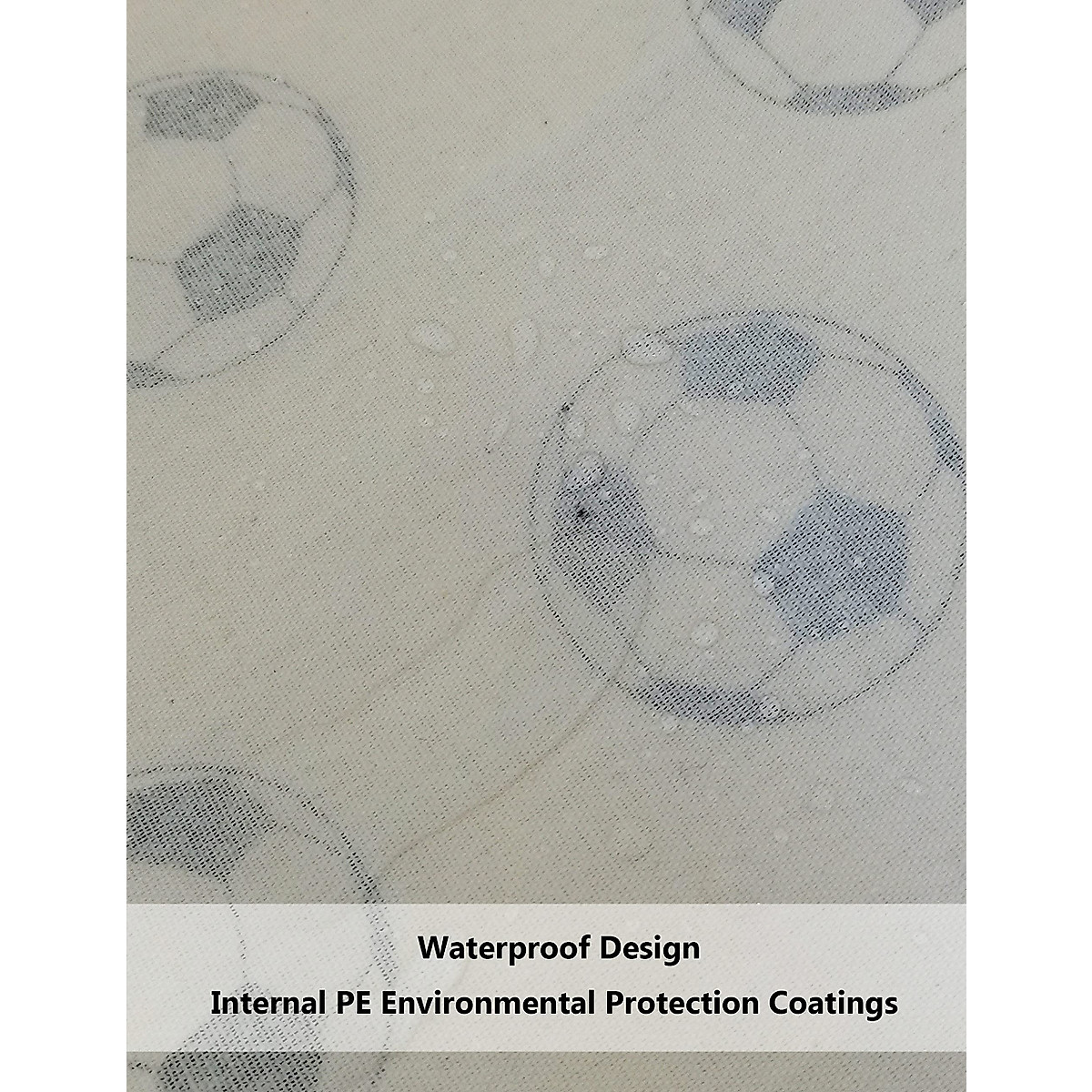 QUEENLALA Rectangular Laundry Hamper/Foldable Nursery Laundry Basket for Organizing/Storage Bin Baskets/Children Toy Office Bedroom/Toy Bin Closet Shelf Baskets（Rec-Football）