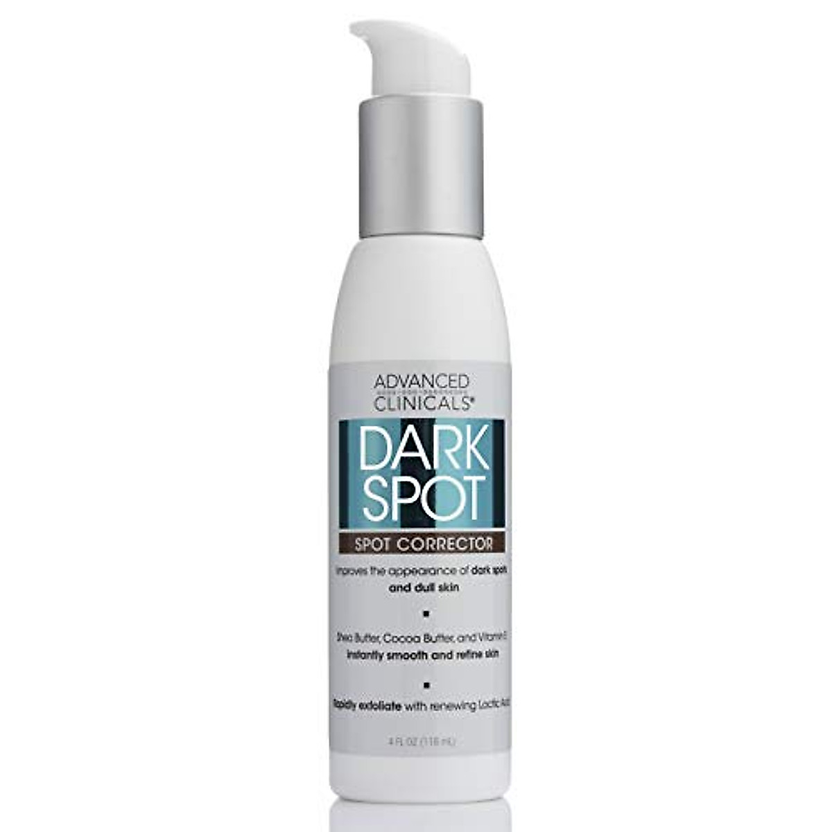 Advanced Clinicals Dark Spot Corrector Facial Cream W/Shea Butter & Hyaluronic Acid Skin Care Face Lotion. Anti Aging Moisturizer Targets Dark Spots, Wrinkles, Age Spots & Uneven Skin Tone, 4 Fl Oz