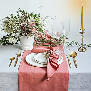 Taper Candles Gold - Set of 4, 10 Inch Tall Unscented Dripless Candles with Cotton Wicks Perfect for Dinner, Party, Wedding or Farmhouse Decor-7/8 Base (Gold)