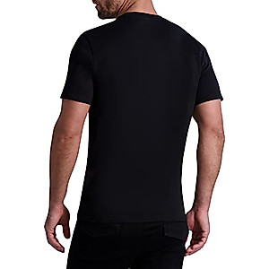 Karl Lagerfeld Paris Men's Soft Cotton Crew Neck T-Shirt, Black, XX-Large