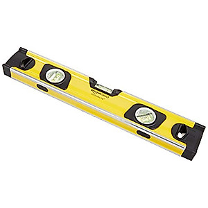 Amazon Basics 16-Inch Heavy Duty Shock Resistant Aluminum Alloy Magnetic Spirit Level