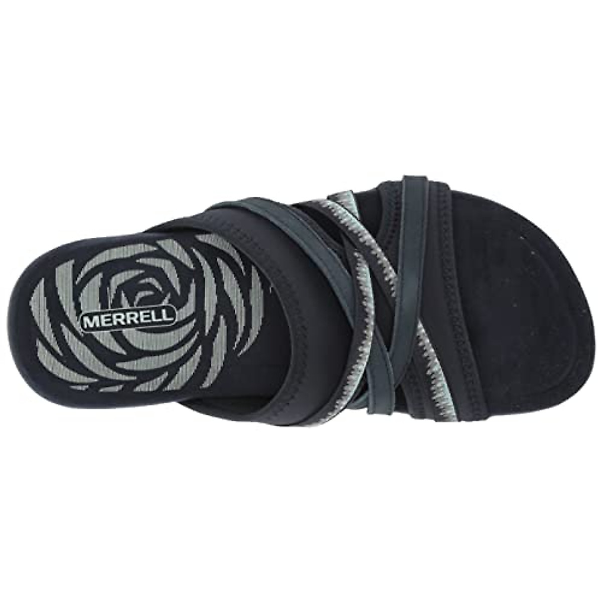 Merrell Women's Terran 3 Cush Slide Sandal, Navy, 7 Wide