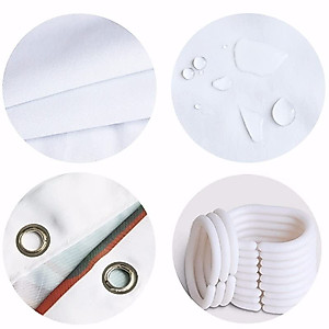 AXISRC Cartoon Animals Shower Curtain 4 Piece Set Squirrel Pine Nuts Butterfly Bird 3D Bath Decor Curtains Non Slip Mat Bathroom Supply 71x71inches