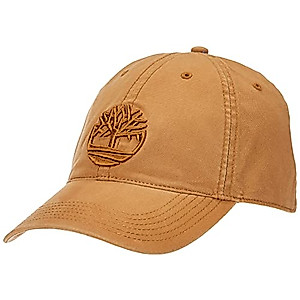 Timberland Men's Soundview Cotton Canvas Baseball Hat, Wheat, One Size
