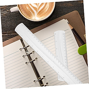 SEWACC 3Pcs Color Changing Flexible Rulers 15cm + 30cm + 20cm Measurement Tools for Students Random Colors Soft and Bendable Rulers for School and Office Use