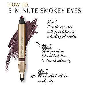 Artisan L'uxe Beauty Velvet Jumbo Eyeliner Pencil - Smokey Eyes in 3 Minutes - Water-Proof, Smudge-Proof, Long-Lasting - Age-Defying Essential Oils - Tempt (Shade: Deep Plum)