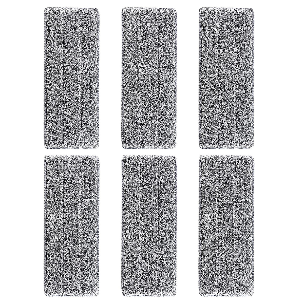 6pcs Efficient Microfiber Mop Cloth Replacement Double Slot Tool Suitable for Household Professional Use