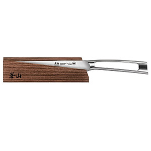 Cangshan TN1 Series 1021868 Swedish 14C28N Steel Forged 6-Inch Boning Knife and Wood Sheath Set