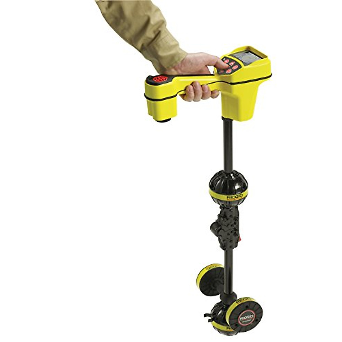 RIDGID 21893 SeekTech SR-20 Utility Pipeline Locator and Receiver with Omni-Directional Antenna System and Compact Folding Mast Design