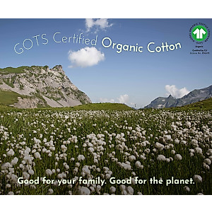 100% Organic Cotton Crib Sheets for Boys or Girls, Set of 2 Fitted Sheets, Cooling & Softest Baby Crib Sheets for Girl, Crib Mattress Sheet or Toddler Bed Sheets, Percale (Dark Gray)