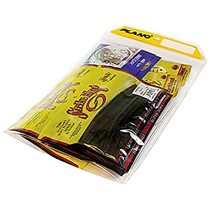 Plano StowAll Series 3600 Waterproof Storage Bag, 7.25”L x 11”H, Transparent, TPU Plastic Bags for Soft Baits & Fishing Tools, Water-Resistant Storage Bags