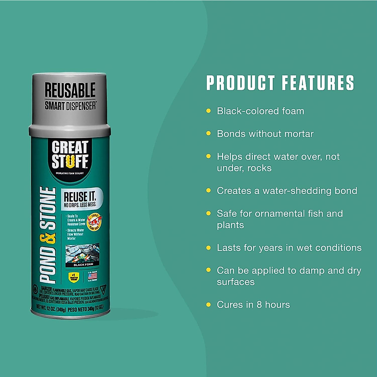 Great Stuff Insulation/Expanding Foam Pond & Stone Gap Filler - 3 Pack