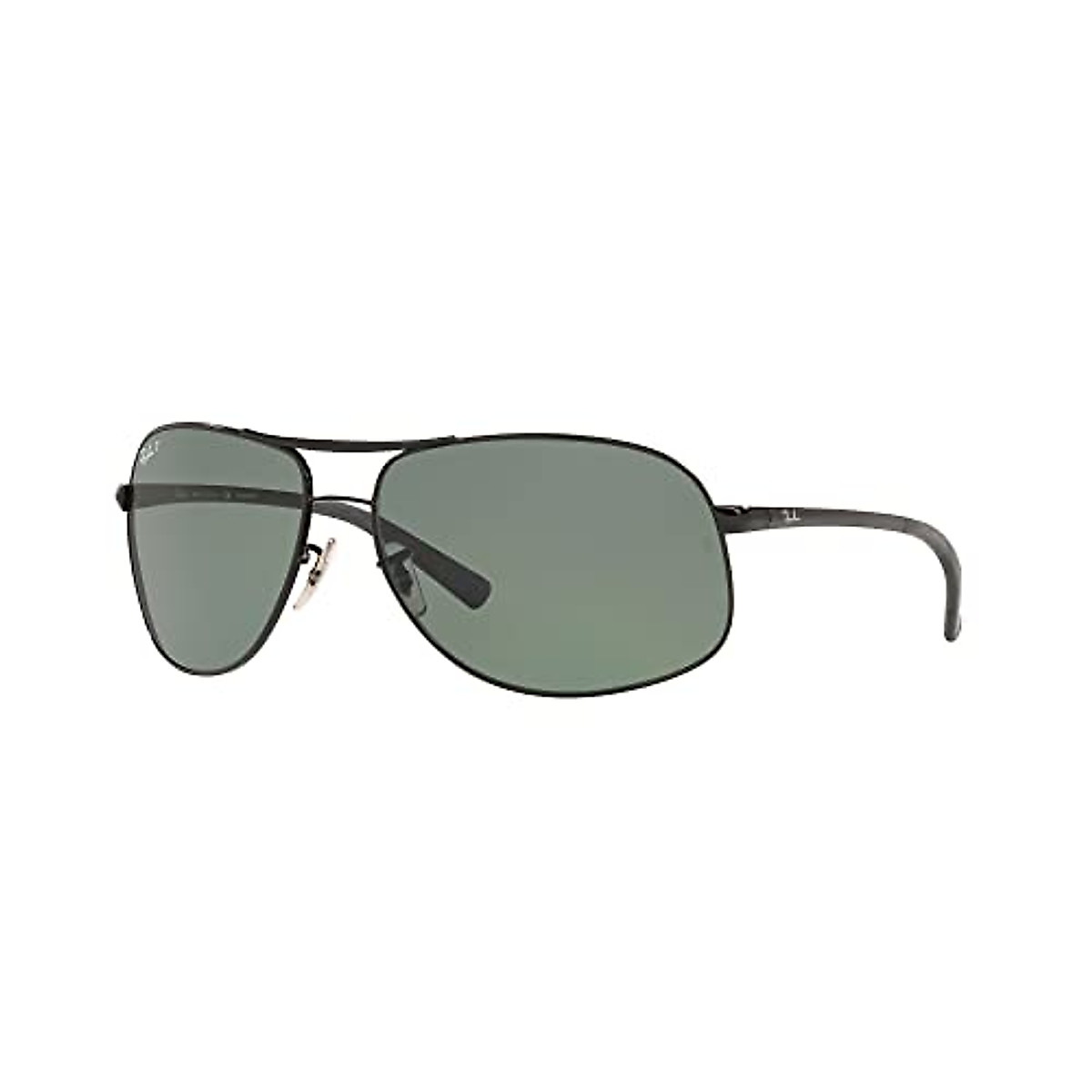 Ray-Ban Men's RB3387 Polarized Pilot Sunglasses, Black, 64mm