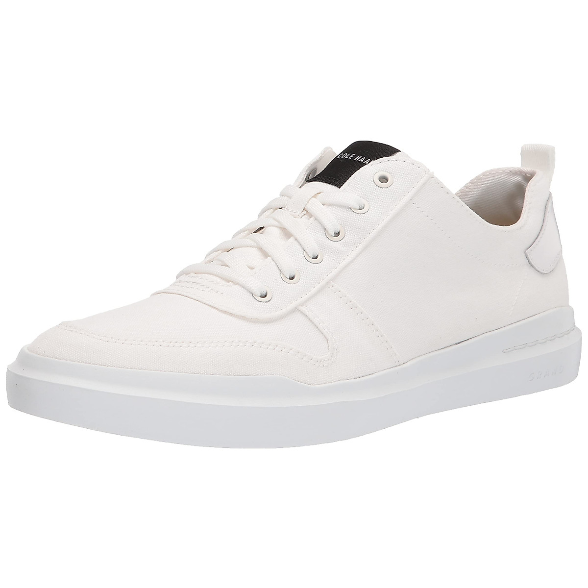 Cole Haan mens Grandpro Rally Canvas Court Sneaker, Optic White Canvas, 10 US