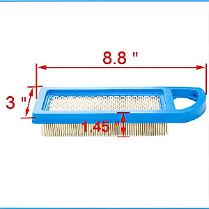 Fremnily Lt1000 Air Filter Tune Up Kit with Fuel Filter Spark Plug Compatible with Craftsman Lt1000 Intek 15-18.5 HP Parts Engine Lawn Mower