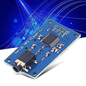 Uxsiya Music Play Board Accessory, 3.2-5.2V DC MP3 Module Simple Operation Adjustable Volume for Leonardo