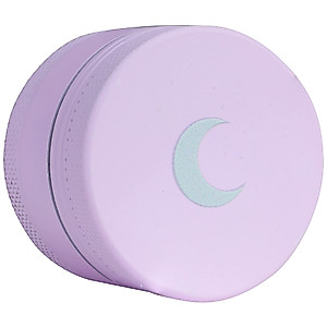 Brando Moon 1.5 inch Purple with White Moon Kitchen Crusher - 3 Piece Small Metal Manual Crusher (Upgraded Version)