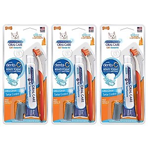 Nylabone 3 Pack of Advanced Oral Care Cat Dental Kits