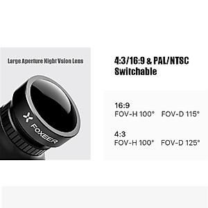 SoloGood FPV Camera FOXEER Micro Cat 3 1200TVL Low Light FPV Night Camera Support OSD for FPV Racing Drone Night Fly（HS1258）
